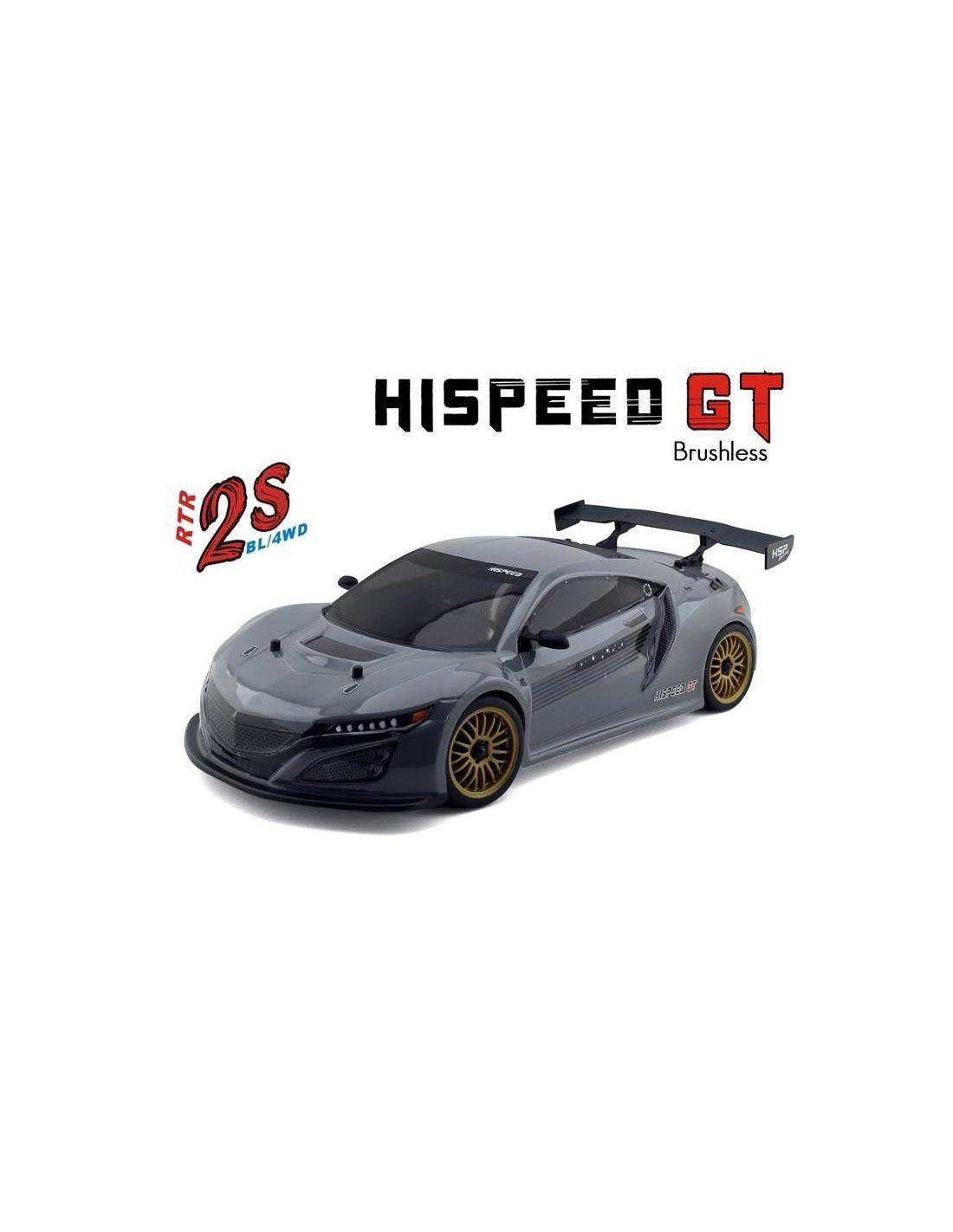 HSP GT PRO 1/10 2.4 GHz Brushless On-road Gris